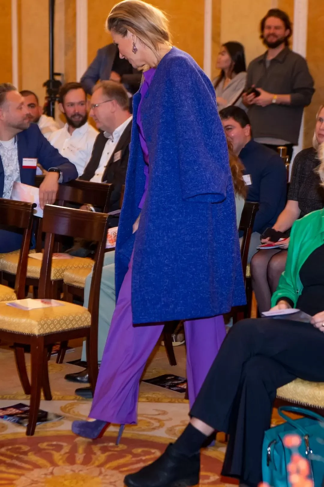 Queen Maxima Attends MIND US Foundation Work Meeting — Royal Portraits ...