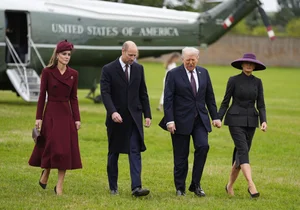 The Prince and Princess of Wales Welcome the President and First Lady ...