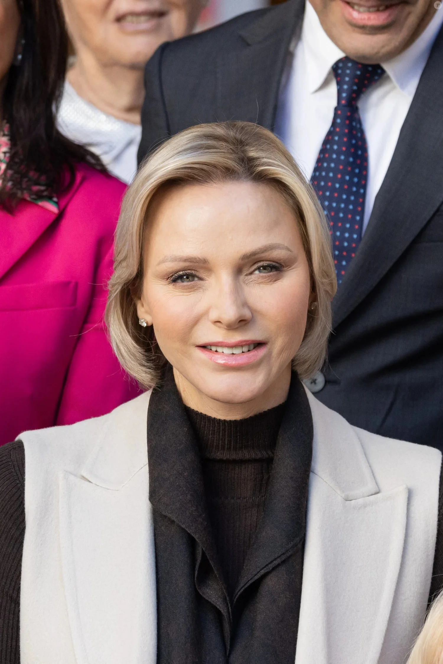 The Prince and Princess of Monaco Attend Red Cross Gifts Distribution ...