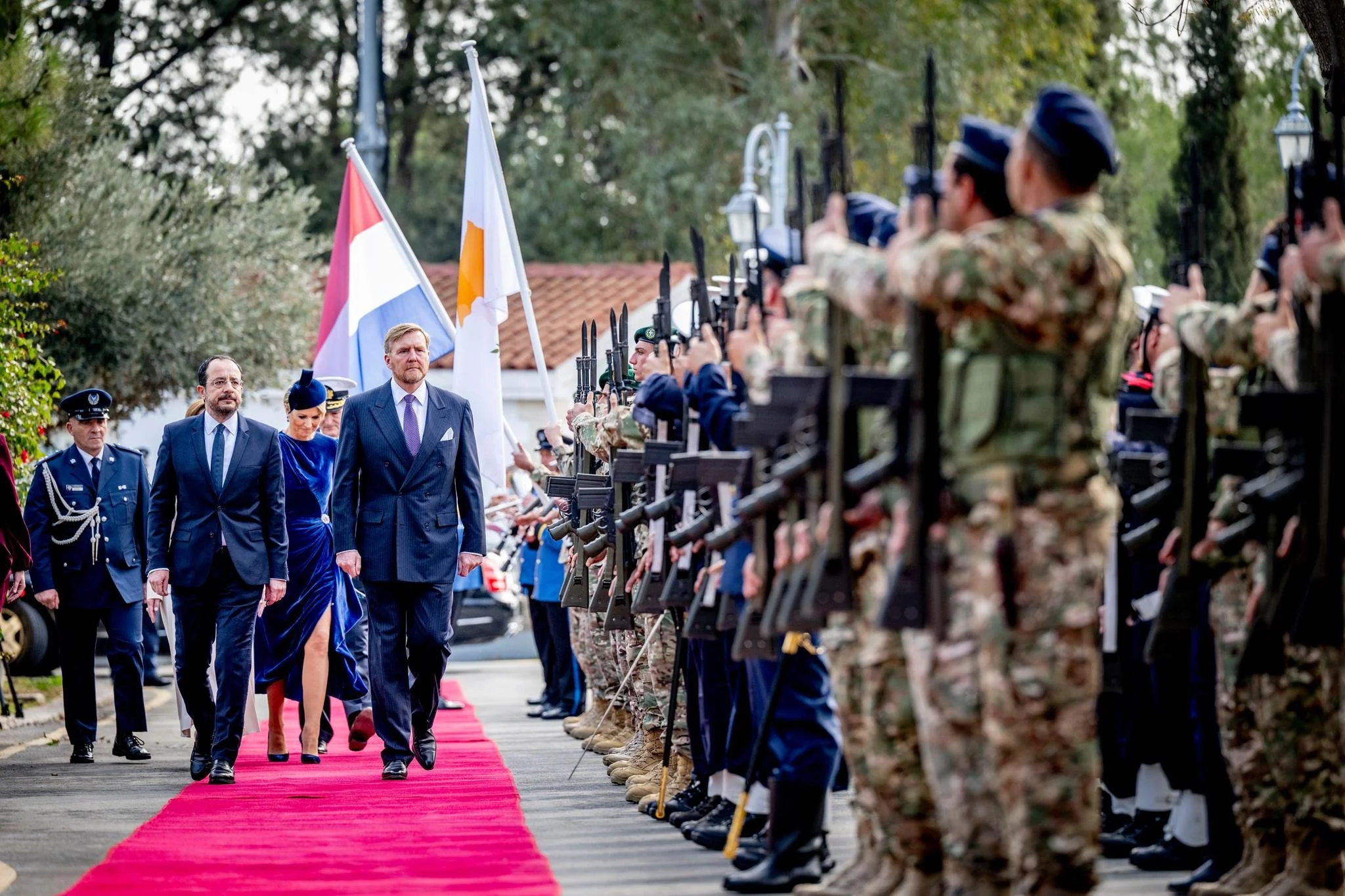 The King and Queen of the Netherlands Pay State Visit to Cyprus — Royal ...