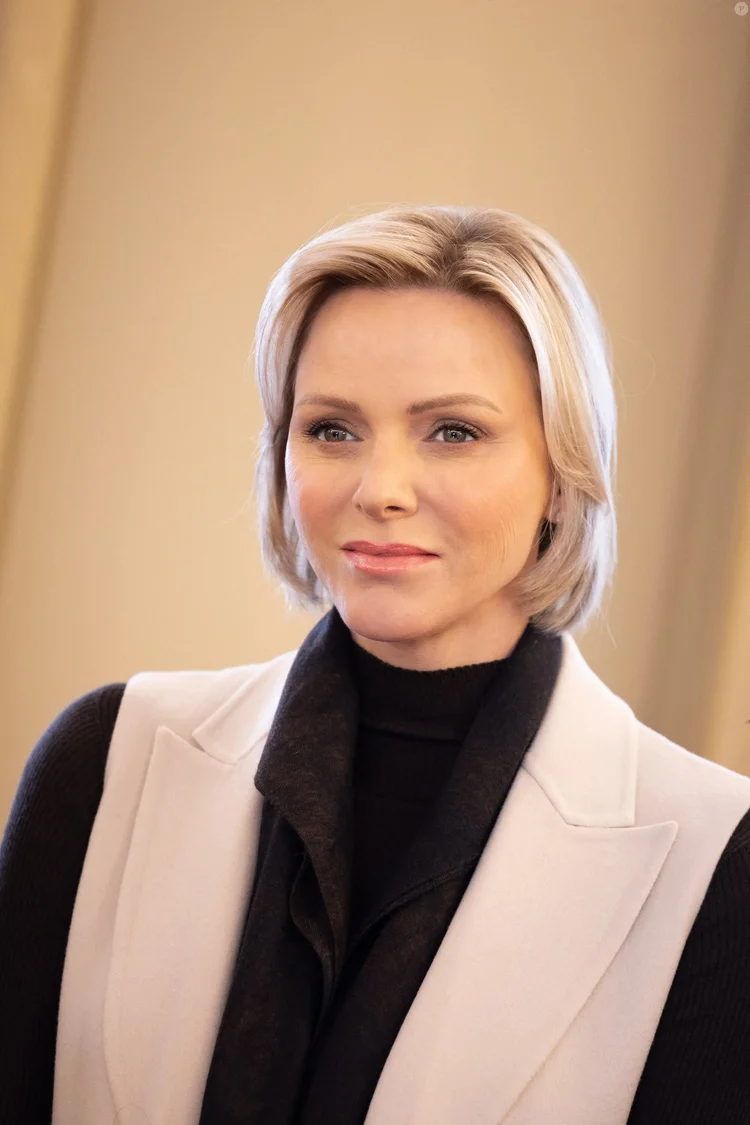 The Prince and Princess of Monaco Attend Red Cross Gifts Distribution ...