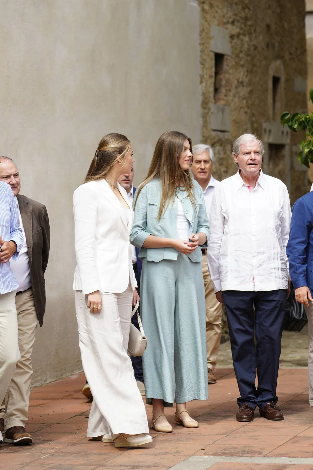 The Princess of Asturias and Infanta Sofia Visit the Village of Sant ...