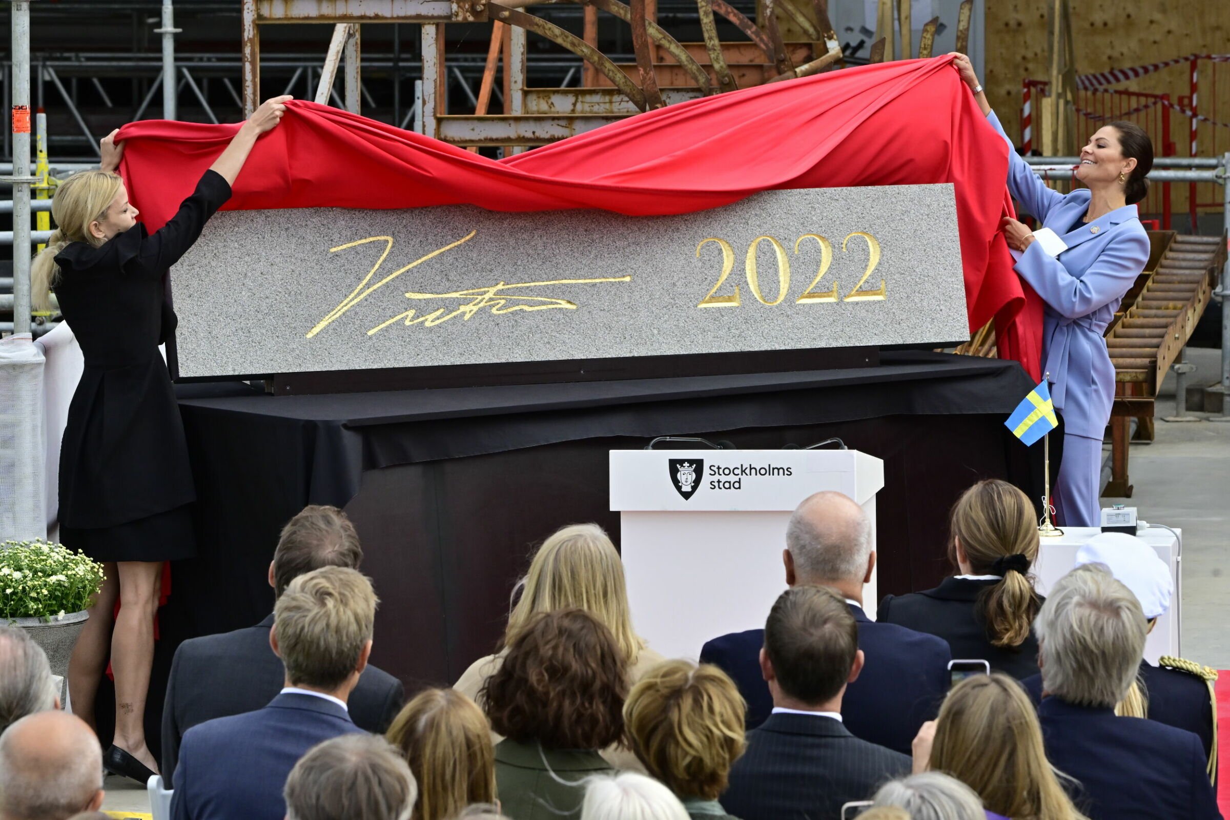 Crown Princess Victoria Names New Canal Lock — Royal Portraits Gallery