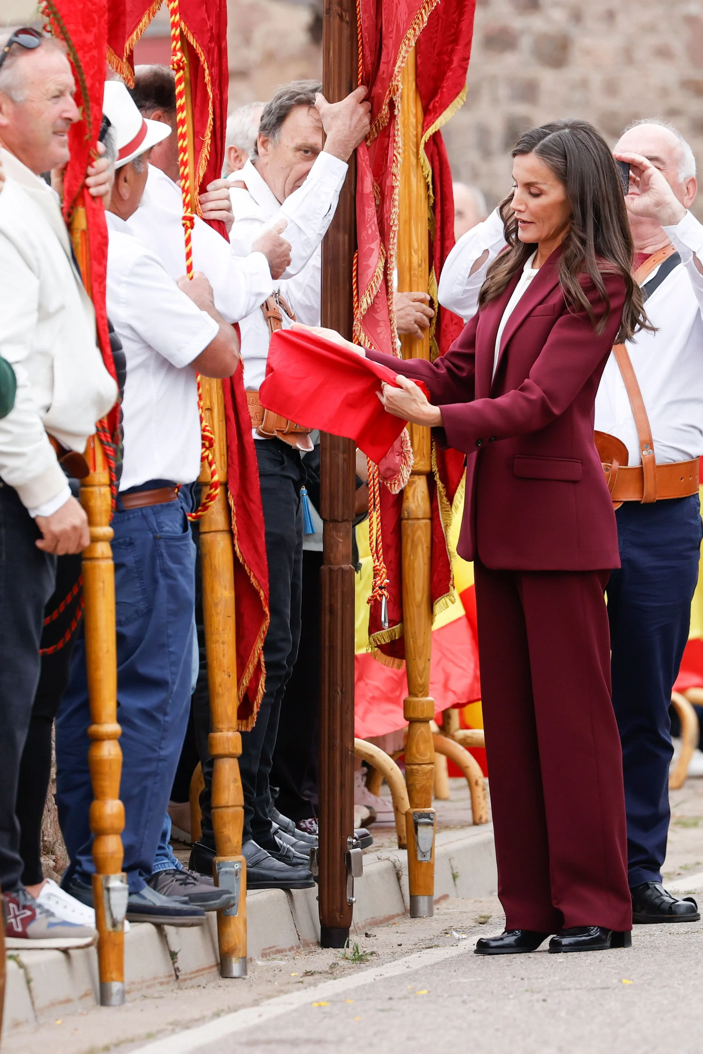 The King and Queen of Spain Visits Brañosera — Royal Portraits Gallery