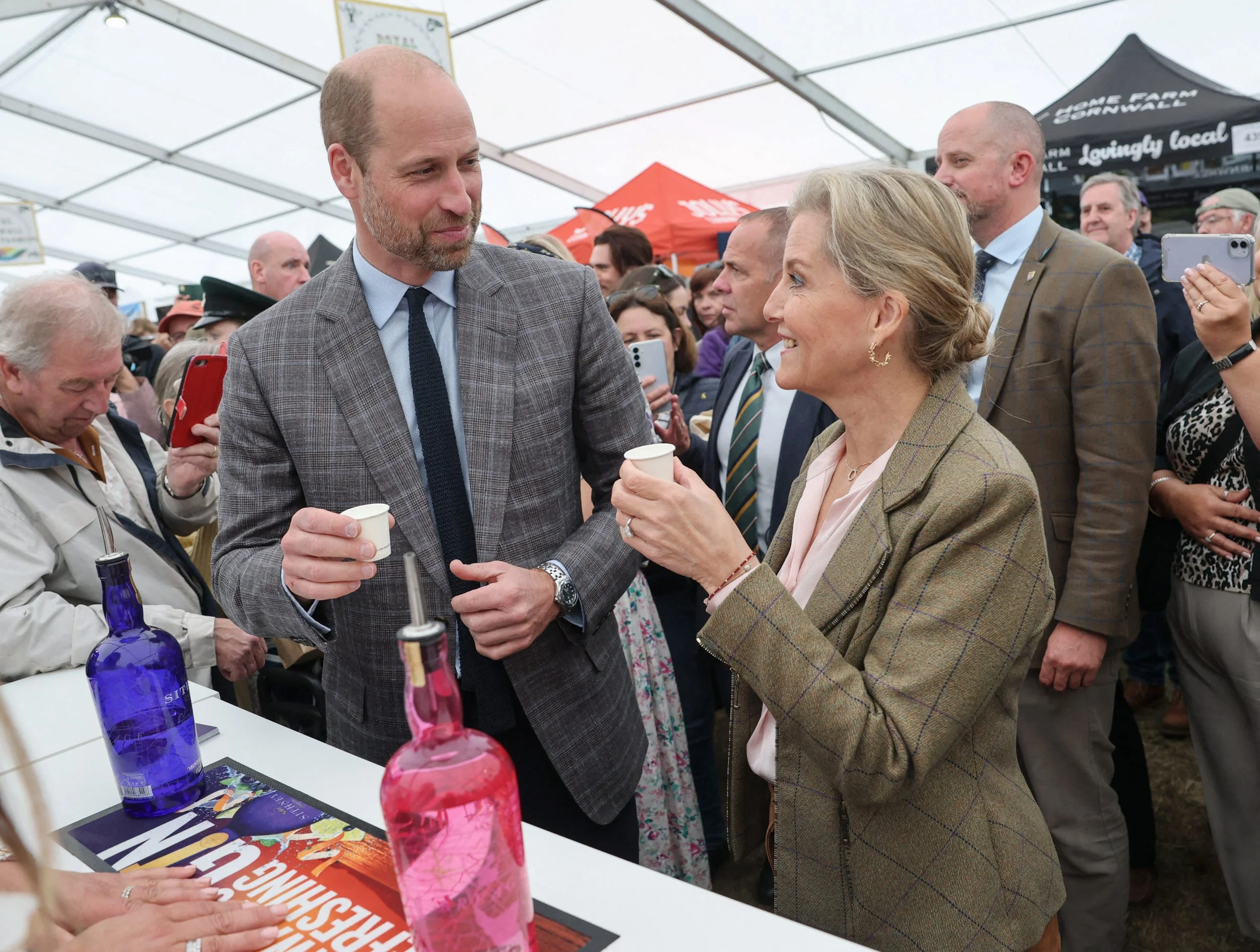The Duke of Cornwall and the Duchess of Edinburgh Attend Royal Cornwall ...