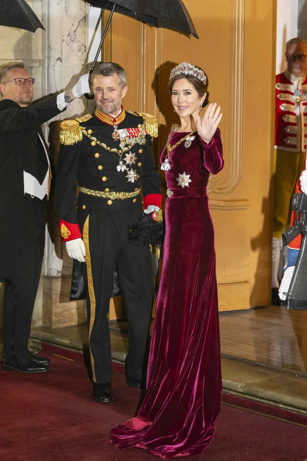 The Crown Prince and Crown Princess of Denmark Attend New Year's ...