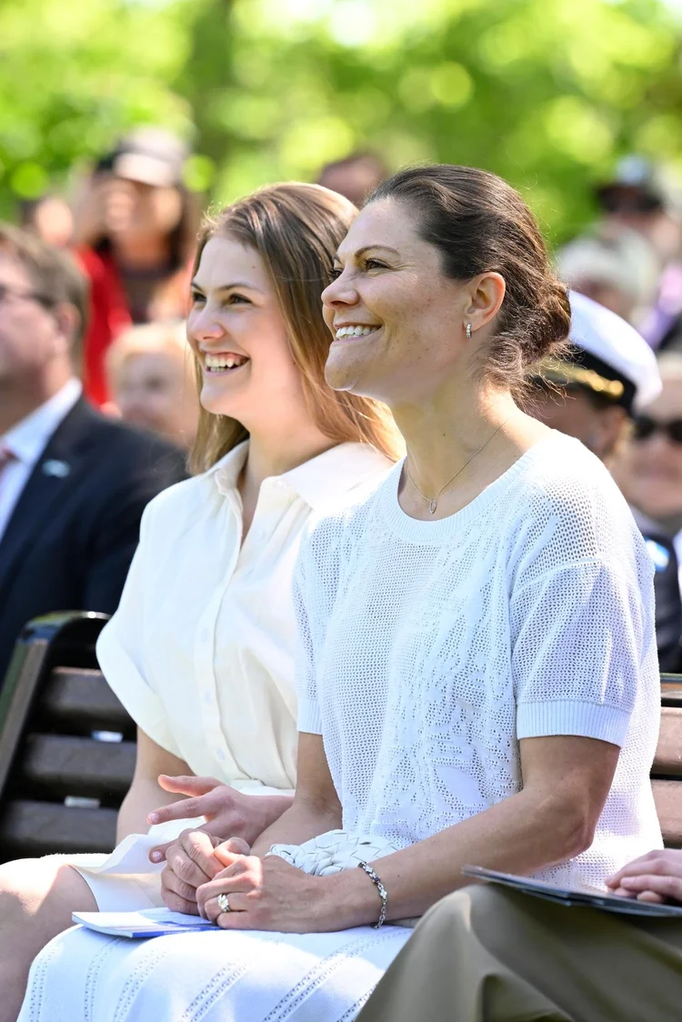 Crown Princess Victoria and Princess Estelle Attend Unveiling of ...