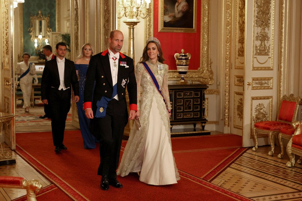 The Prince and Princess of Wales Attend State Banquet in Honour of the ...