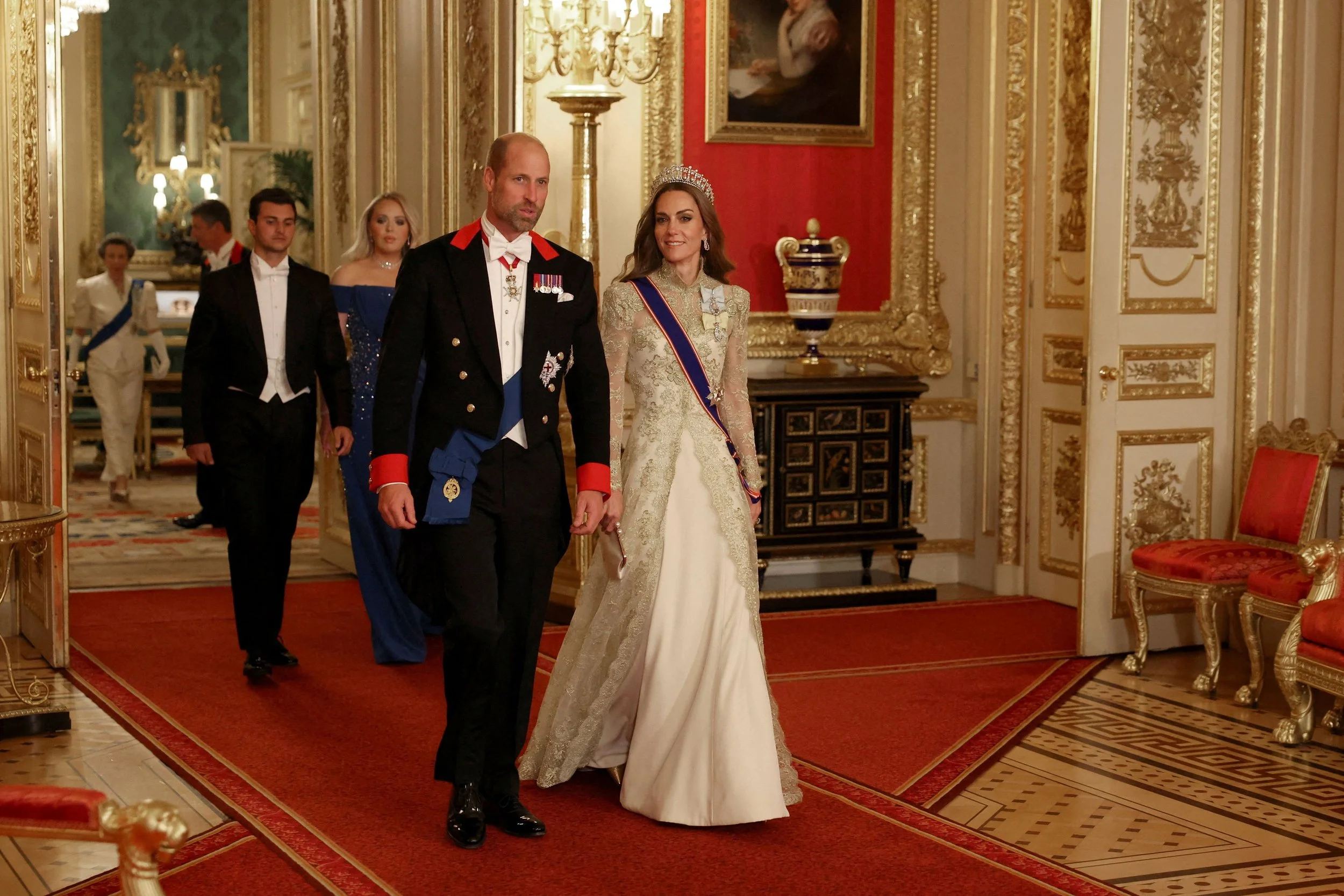 The Prince and Princess of Wales Attend State Banquet in Honour of the ...