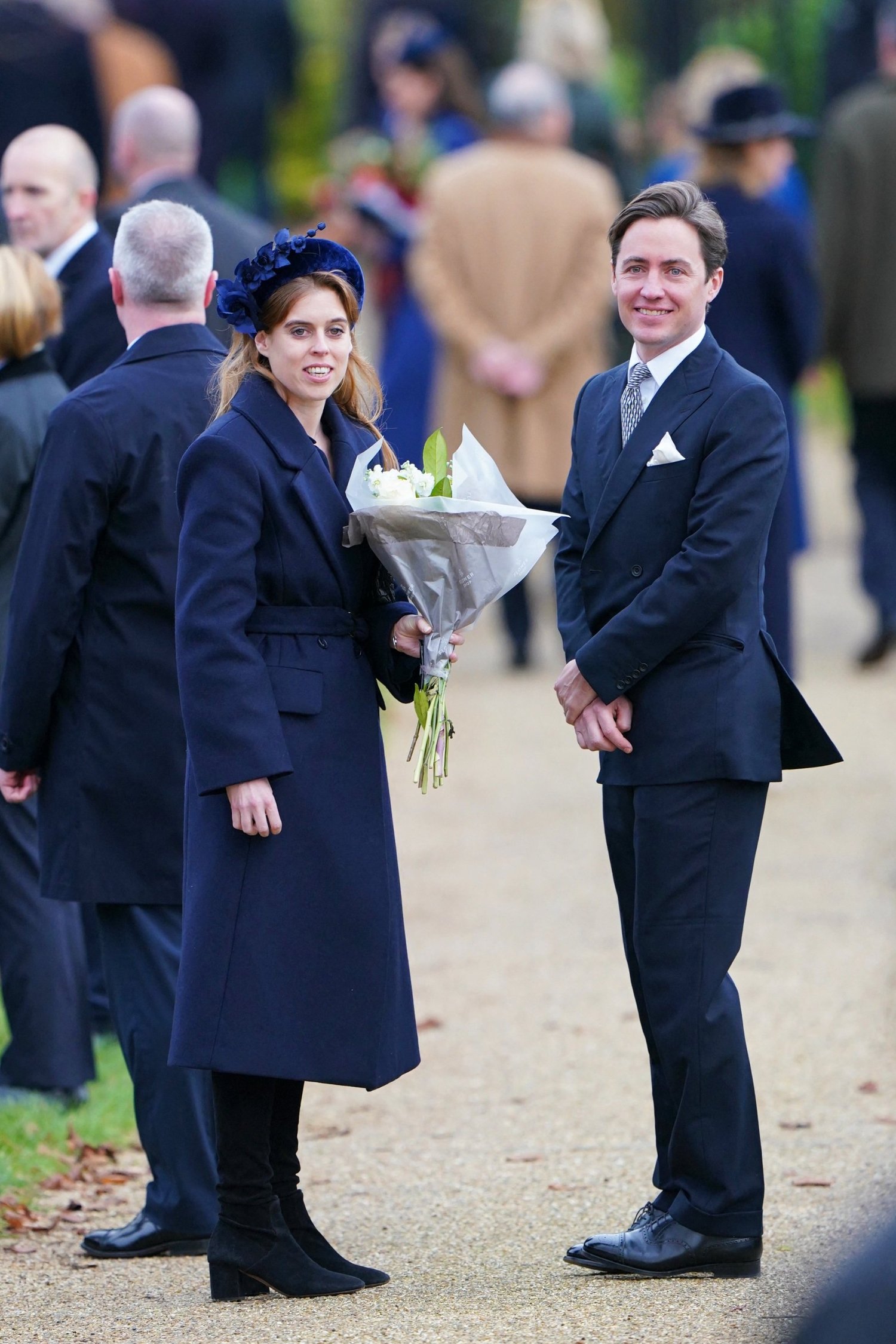 Princess Beatrice Attends Christmas Day Service 2023 — Royal Portraits ...