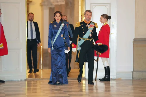 The Crown Prince and Crown Princess of Denmark Attend the 2024 New Year ...