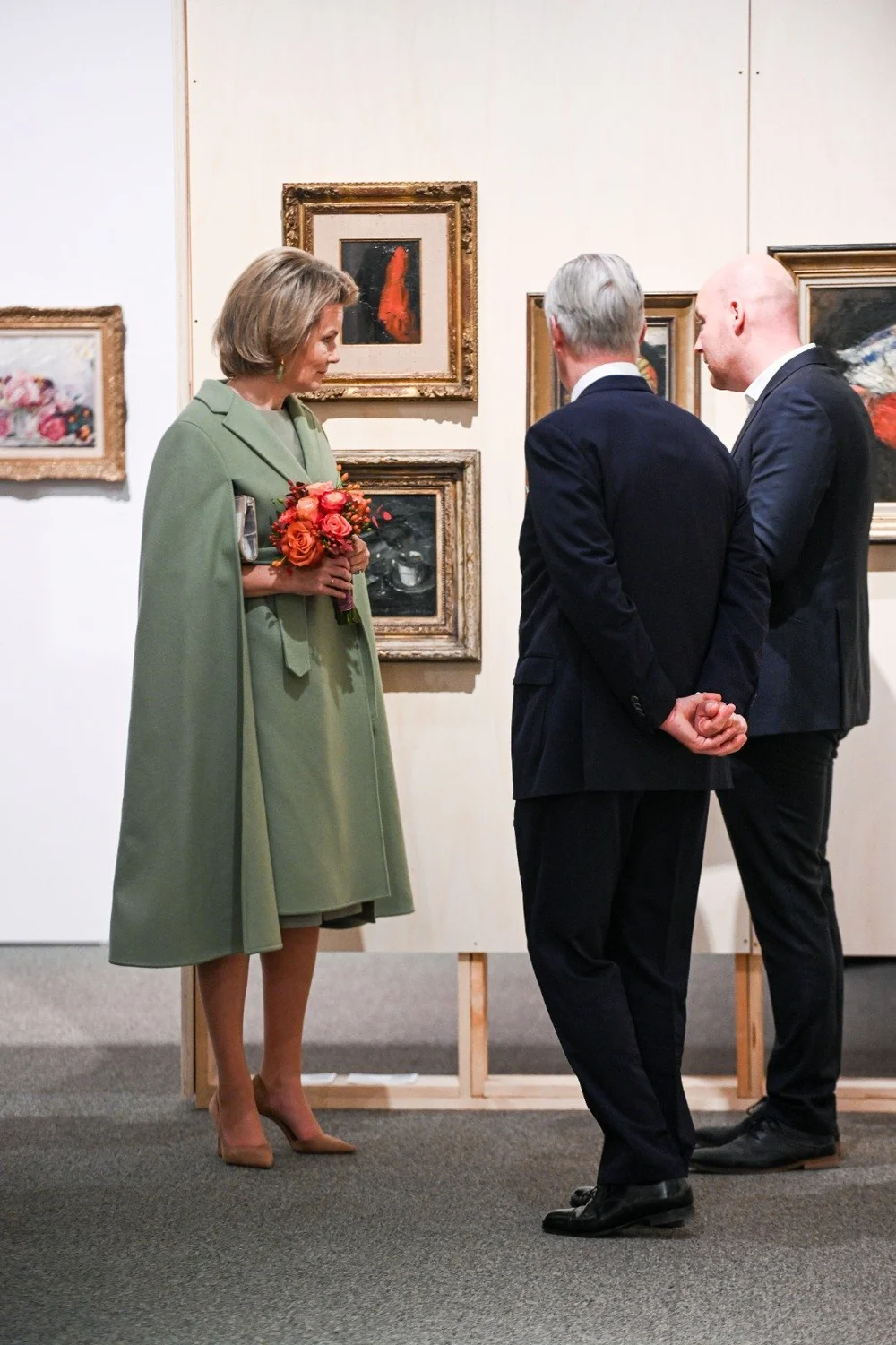 The King and Queen of the Belgians Visit the Mu.ZEE Museum in Oostende ...