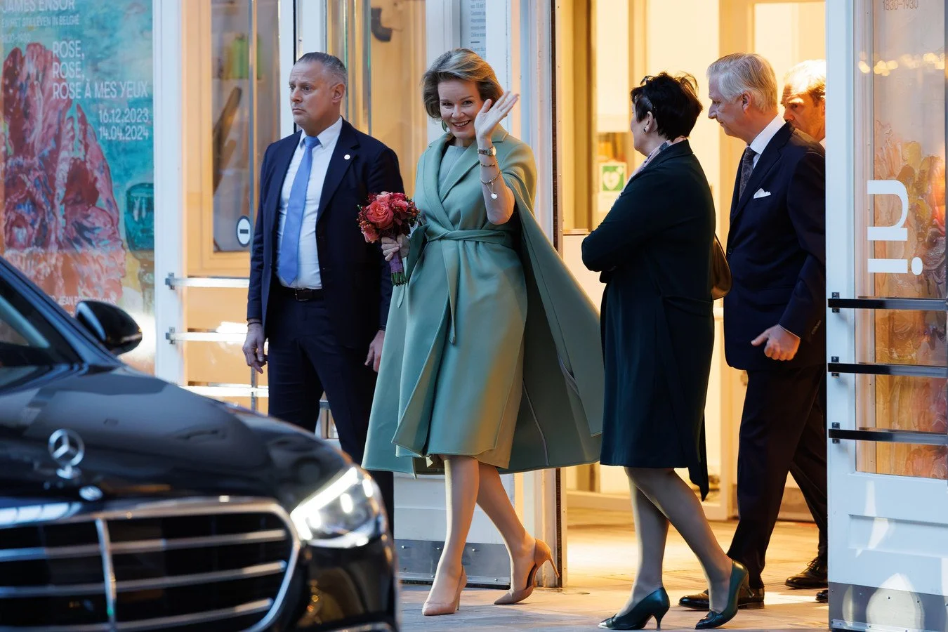 The King and Queen of the Belgians Visit the Mu.ZEE Museum in Oostende ...