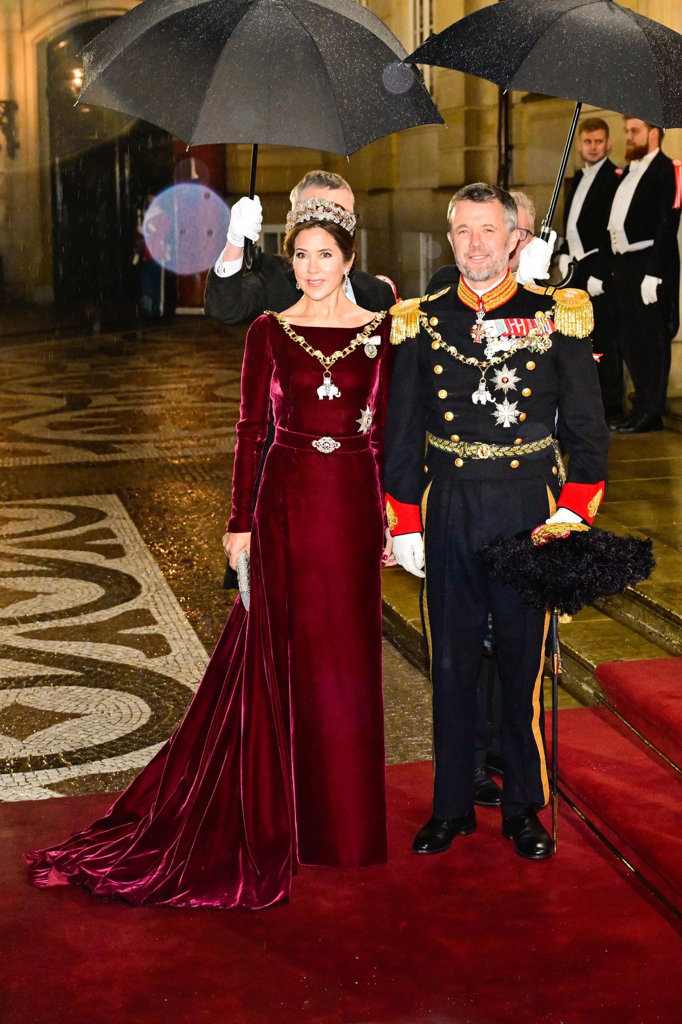 The Crown Prince and Crown Princess of Denmark Attend New Year's ...