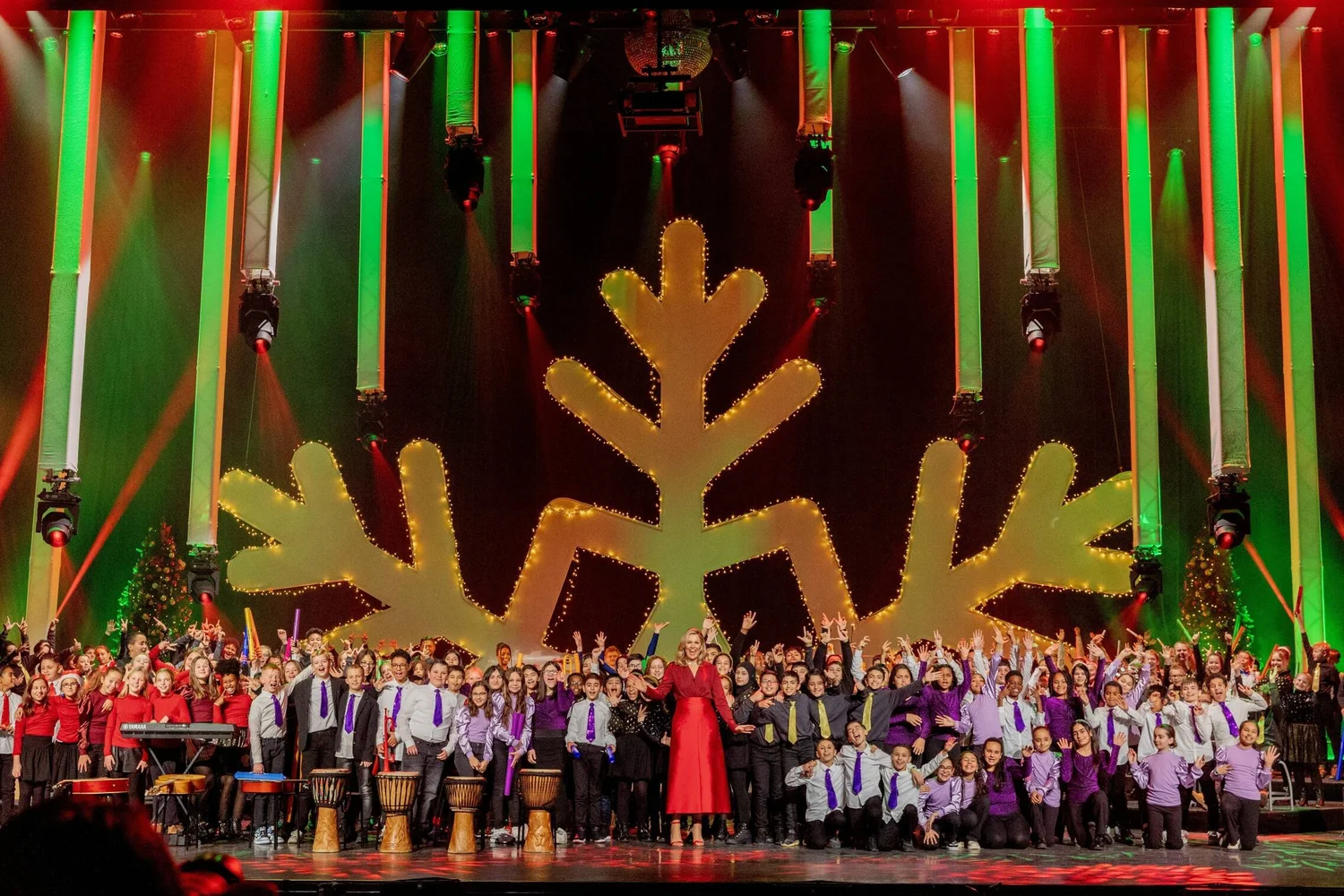 Queen Maxima Attends Christmas Music Concert 2022 — Royal Portraits Gallery