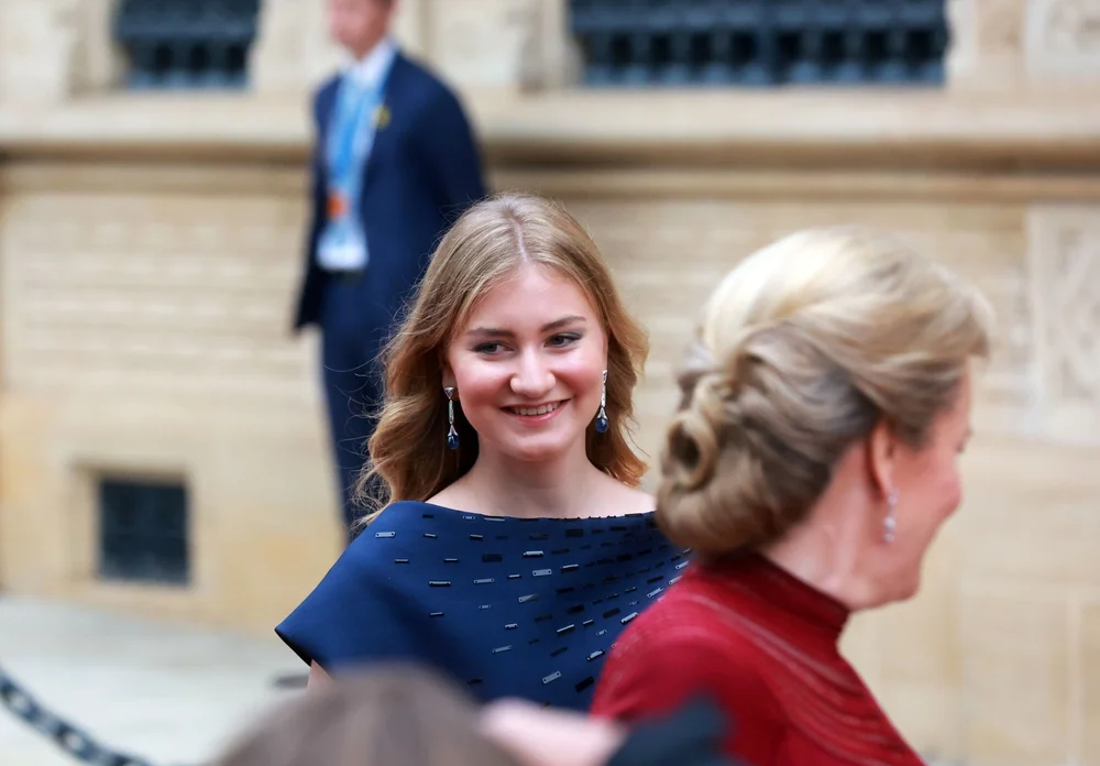 The Duchess of Brabant Attends Accession to the Throne Ceremony in ...