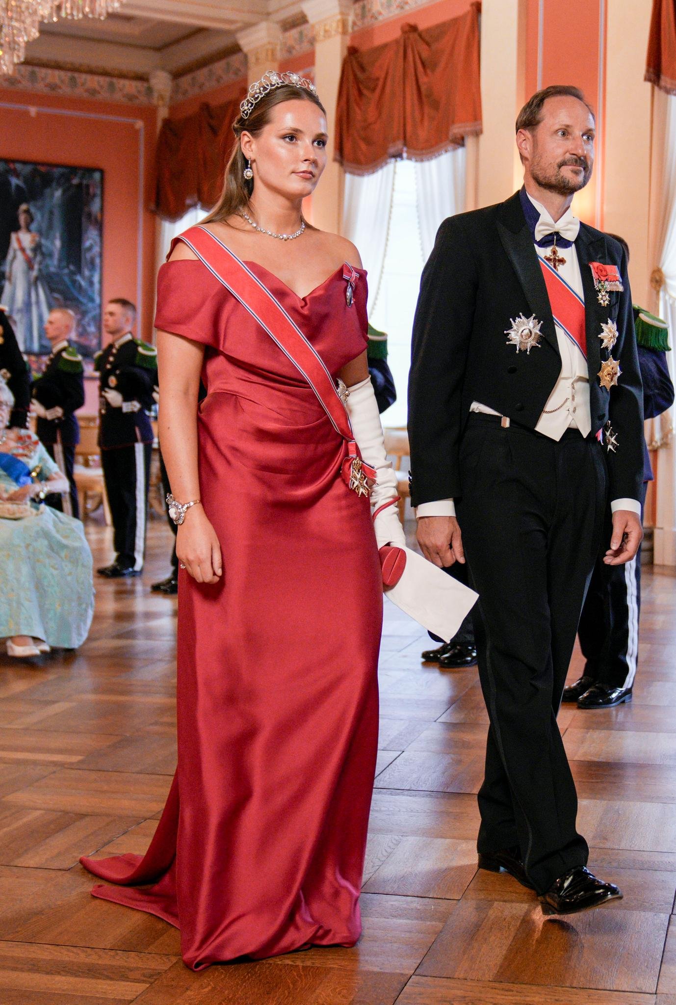 Princess Ingrid Alexandra Attends State Banquet Held for the President ...
