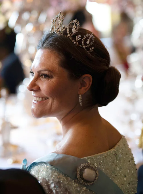 Crown Princess Victoria Attends State Banquet Hosted in Honour of the ...