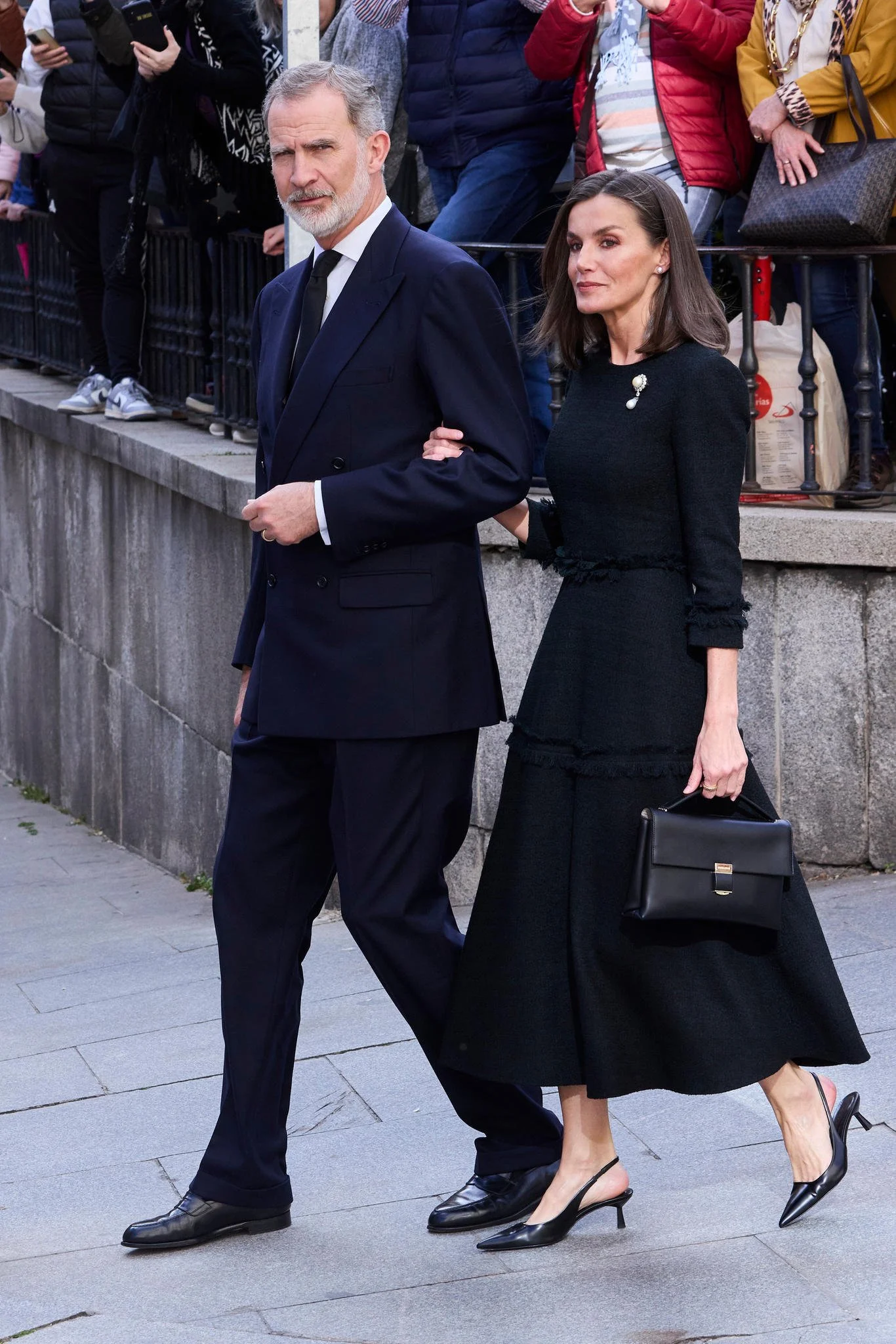The King and Queen of Spain Attend Funeral Mass for Fernando Gómez ...