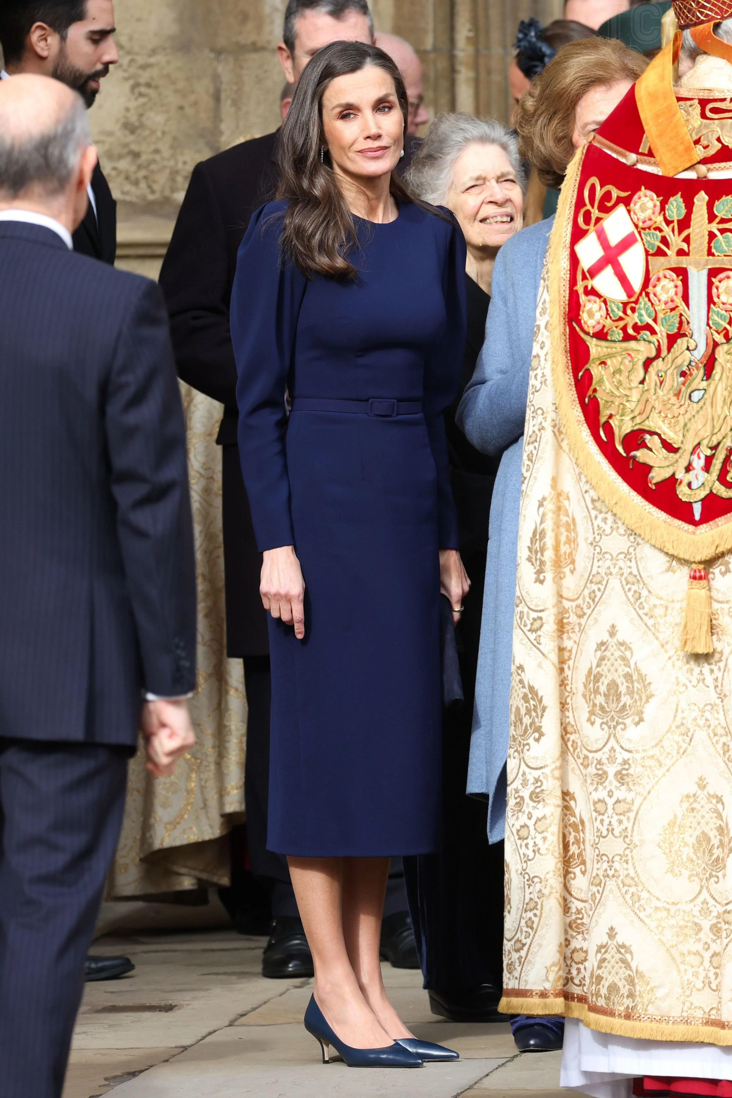 The King and Queen of Spain Attend Thanksgiving Service for King ...