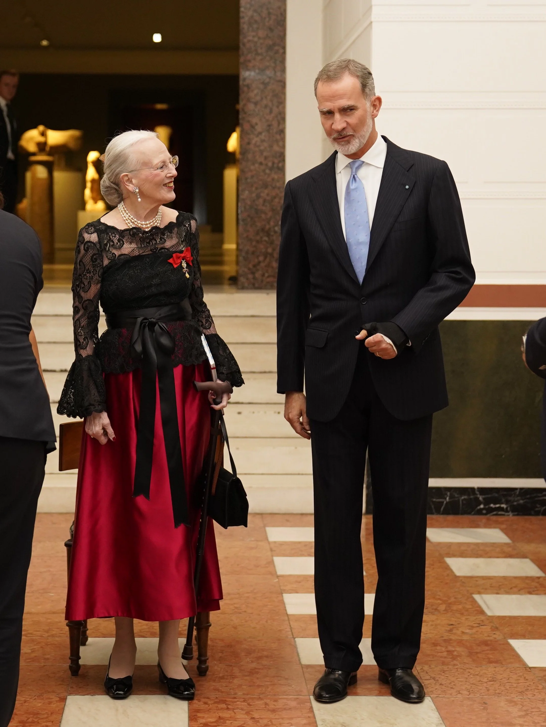 Queen Margrethe II Attends Reception Hosted by the King and Queen of ...