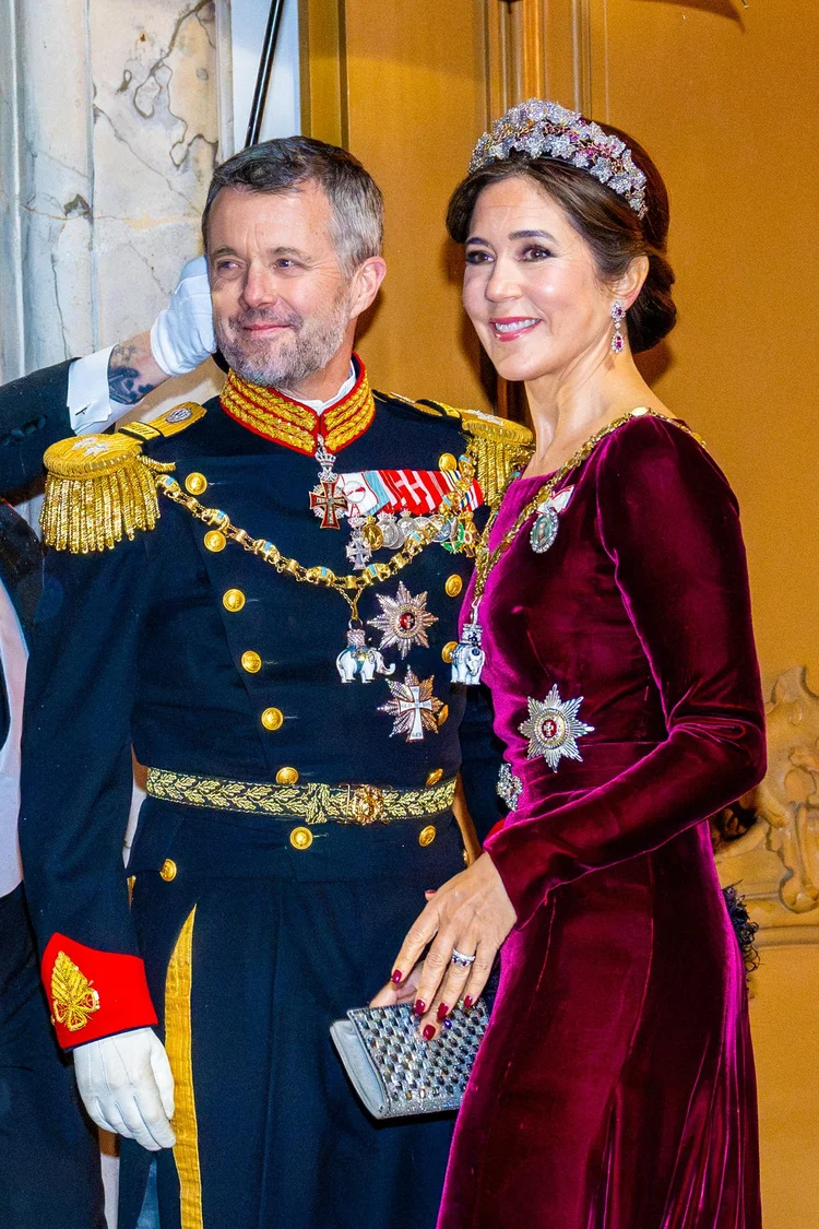 The Crown Prince and Crown Princess of Denmark Attend New Year's ...