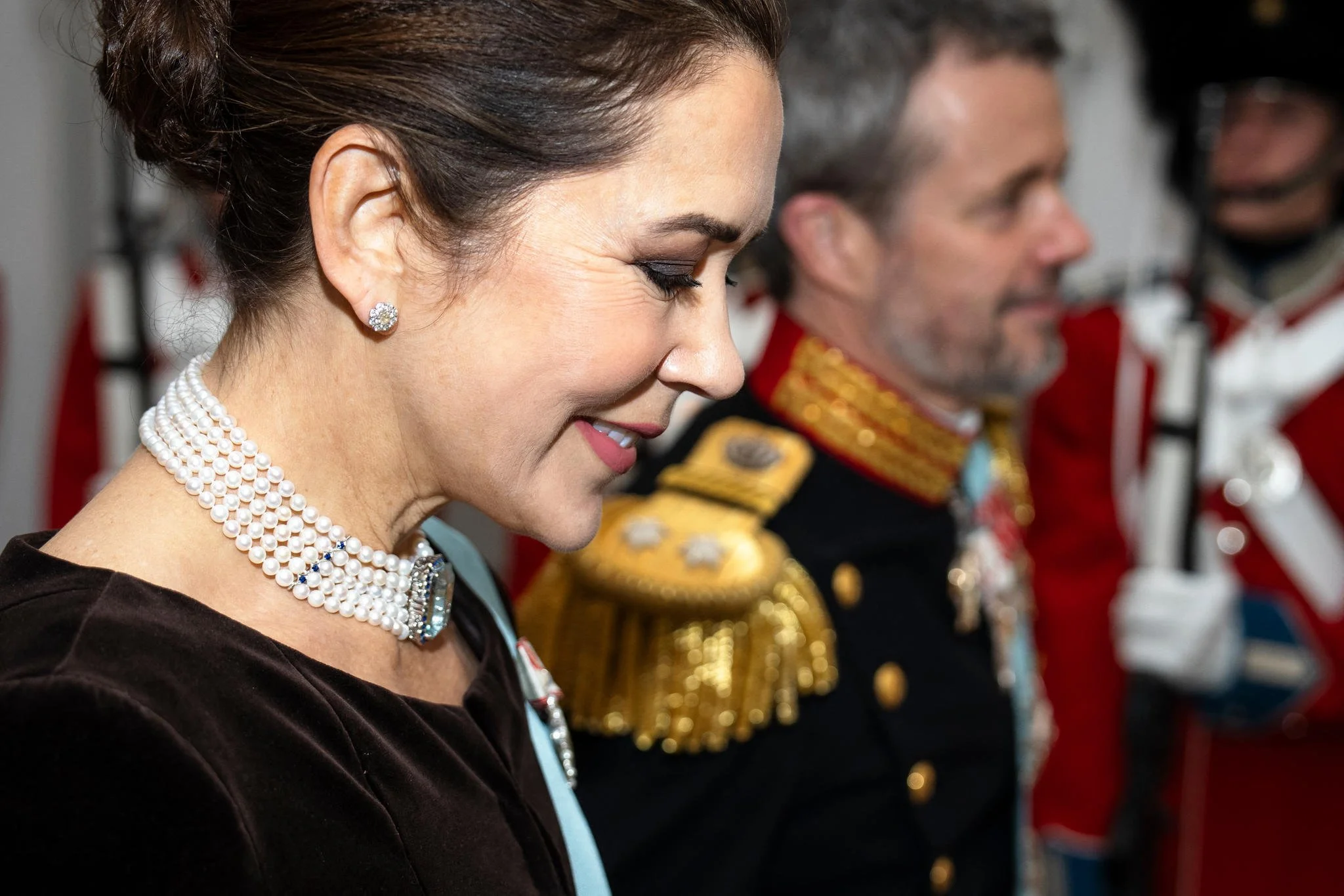 The Crown Prince and Crown Princess of Denmark Attend 2024 New Year's ...