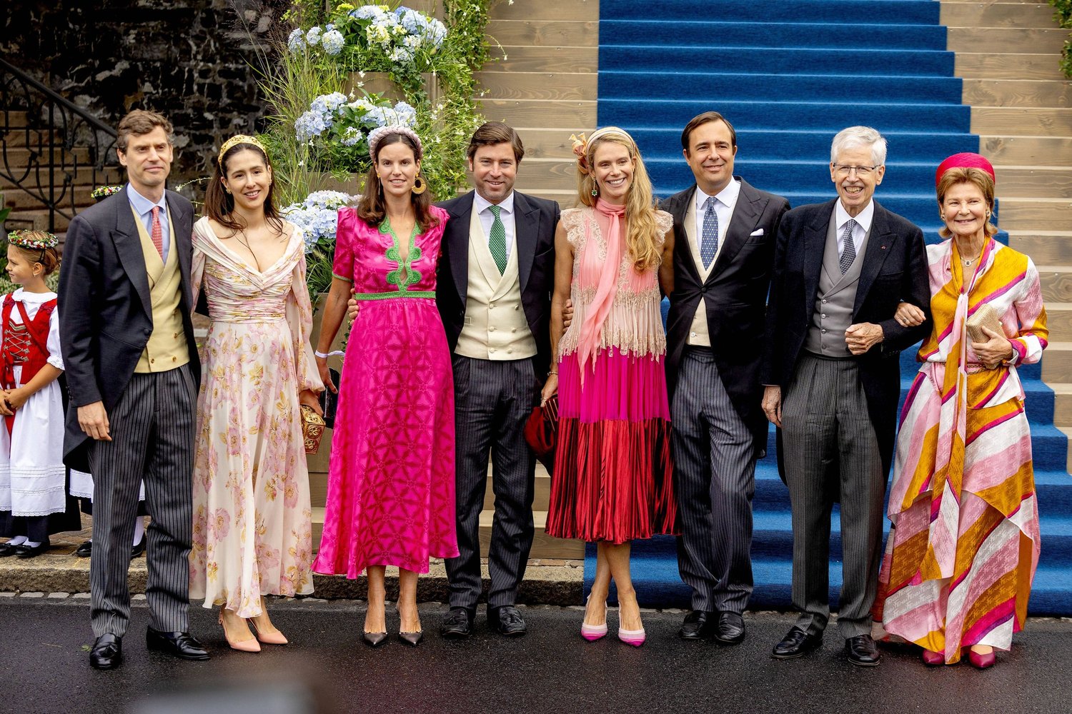 Princess Maria Anunciata and Princess Marie-Astrid Attend Wedding of ...