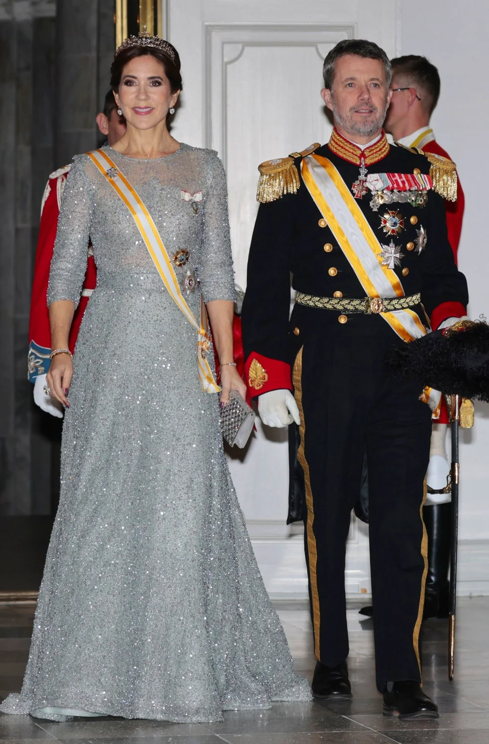 The Crown Prince and Crown Princess of Denmark Attend State Banquet in ...