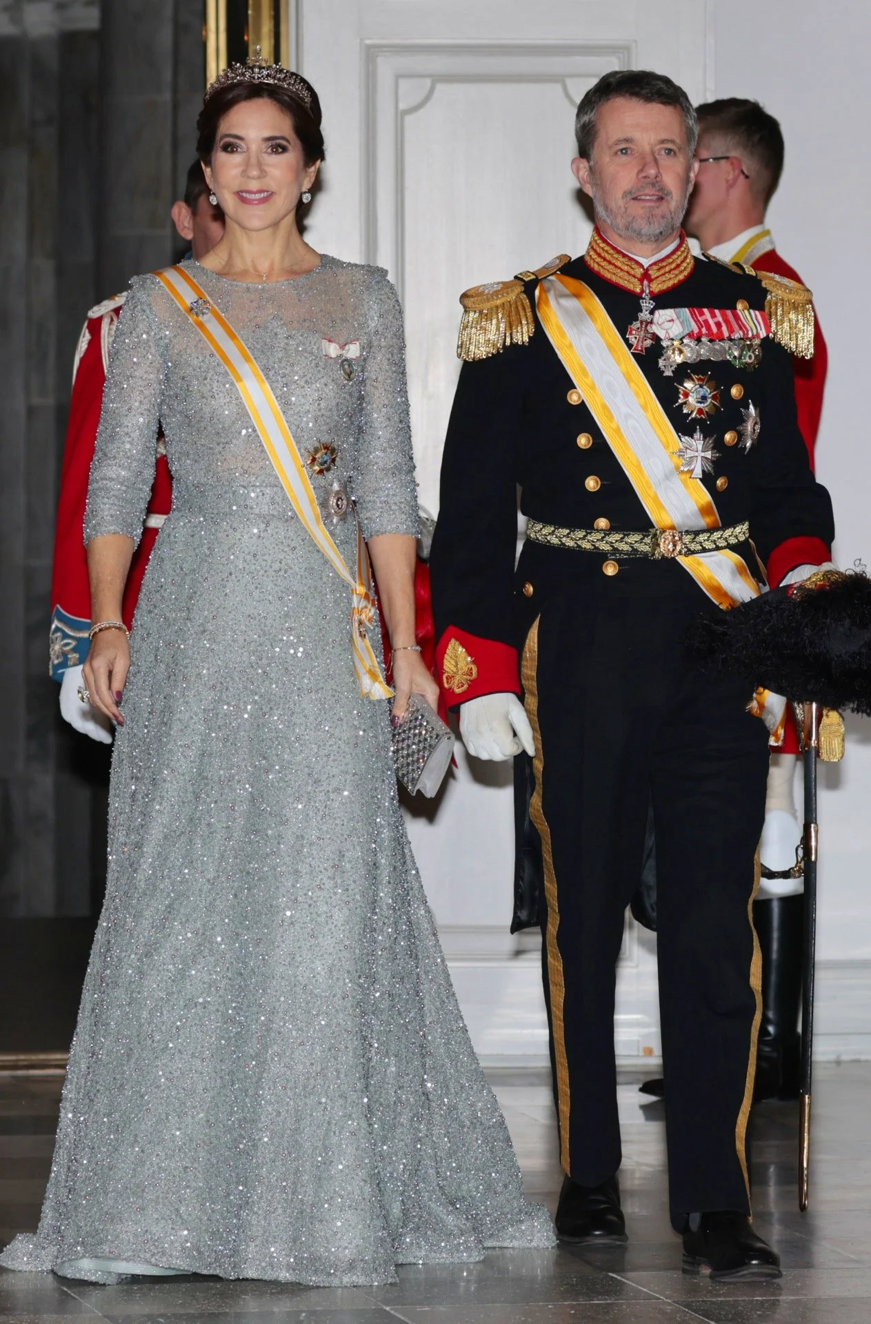 The Crown Prince and Crown Princess of Denmark Attend State Banquet in ...
