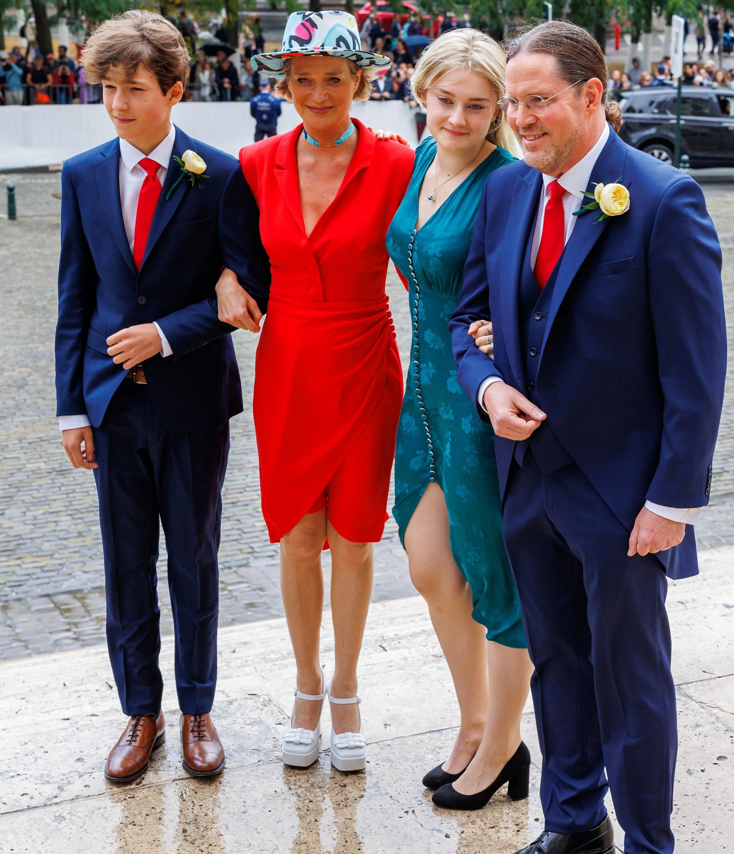 Princess Delphine Attends Wedding of Princess Maria Laura — Royal ...
