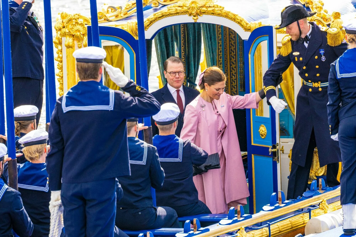 Crown Princess Victoria Welcomes the King and Queen of Denmark for ...