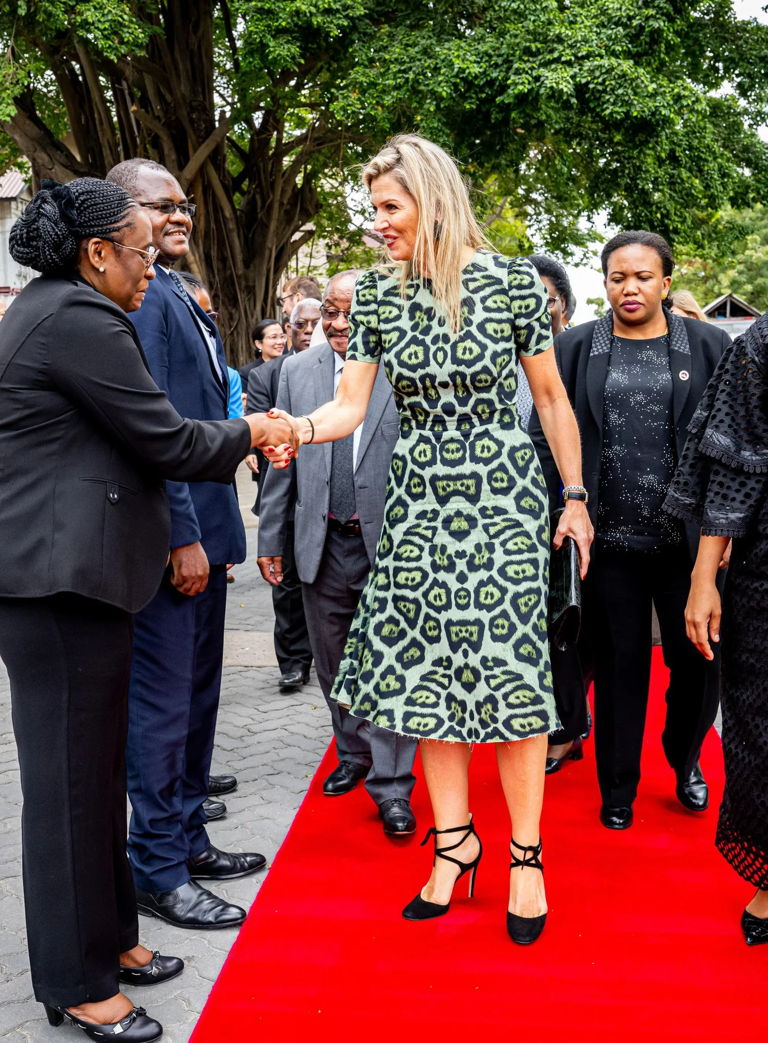 Queen Maxima Meets with President Samia Suluhu Hassan of Tanzania ...