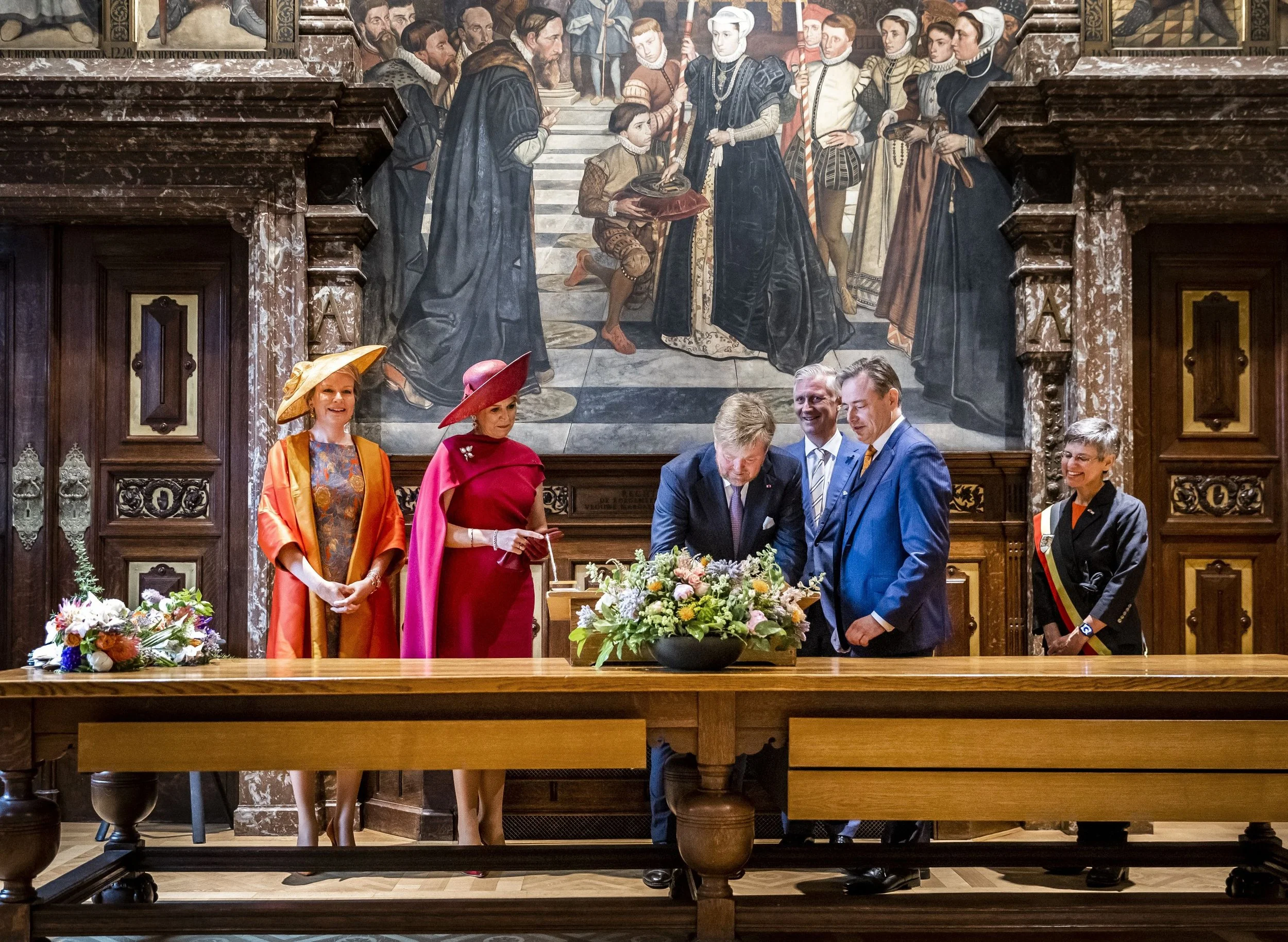 The King and Queen of the Belgians Visit Antwerp — Royal Portraits Gallery
