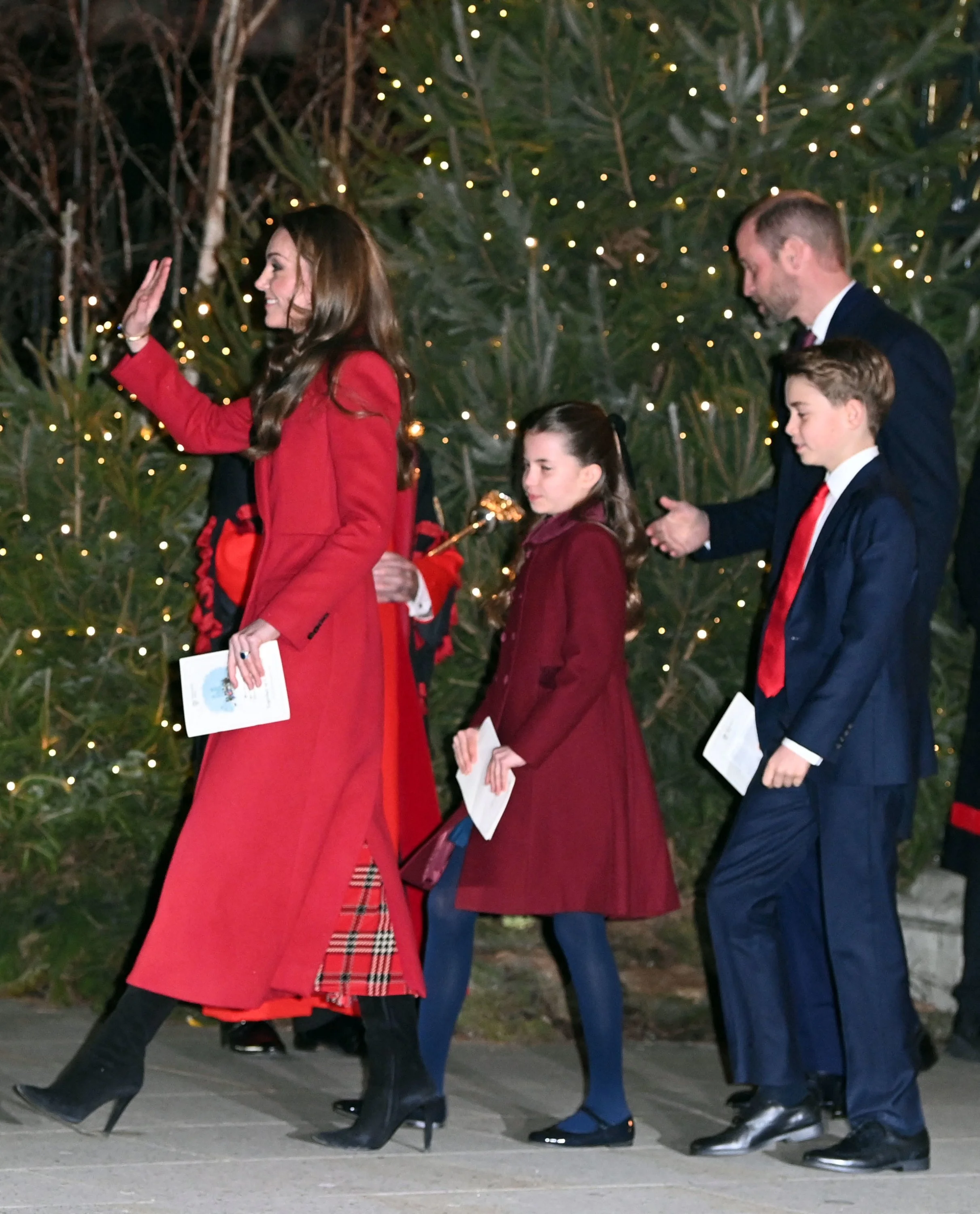 The Prince and Princess of Wales Attend Together At Christmas 2024 ...
