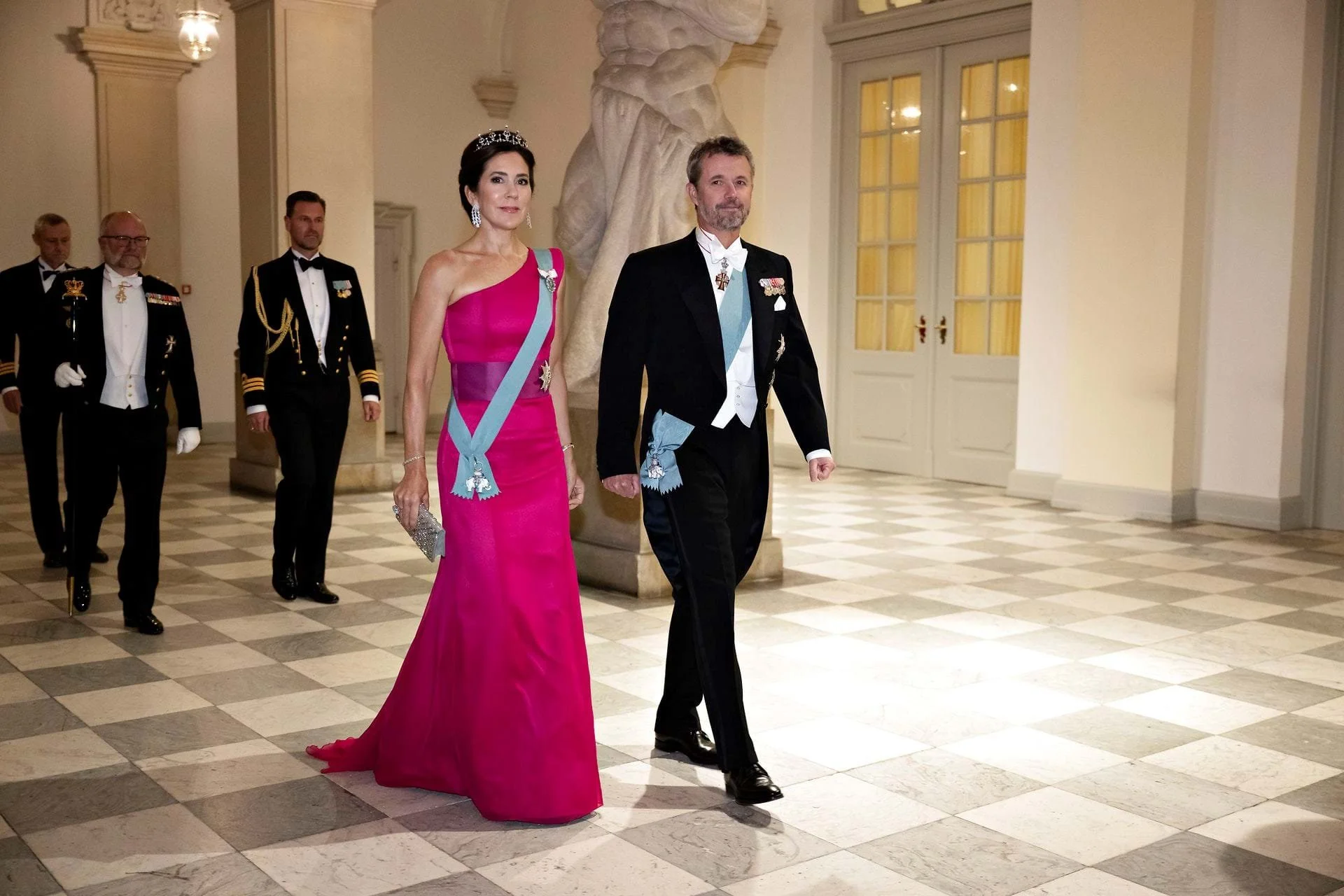 The Crown Prince and Crown Princess of Denmark Host Dinner for Danish ...