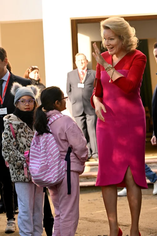Queen Mathilde Visits Coaniquem in Santiago — Royal Portraits Gallery