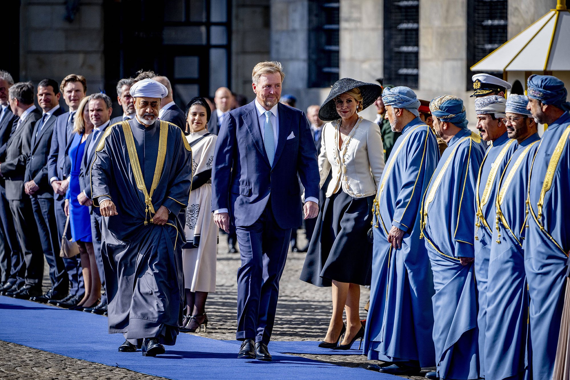 The King and Queen of the Netherlands Welcome the Sultan of Oman for ...