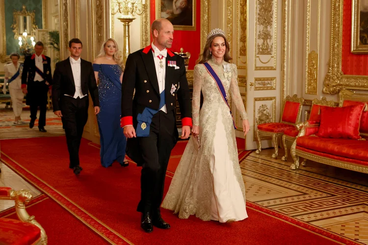 The Prince and Princess of Wales Attend State Banquet in Honour of the ...