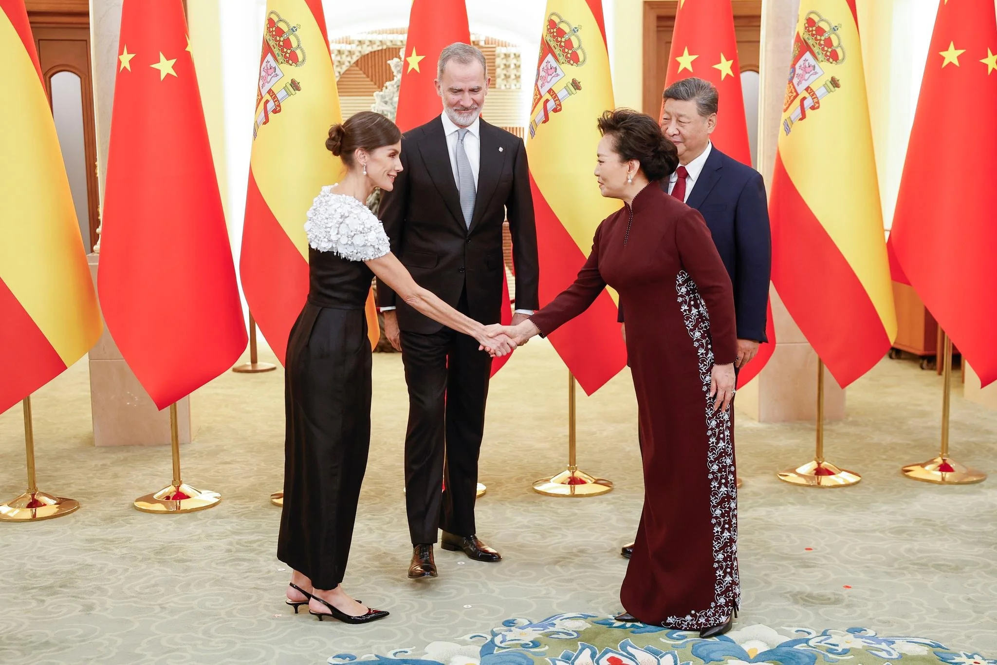 The King and Queen of Spain Attend State Banquet in Beijing — Royal ...