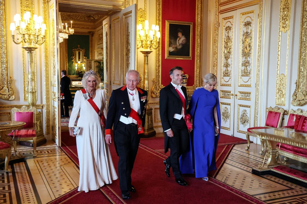 The King and Queen of the United Kingdom Host State Banquet in Honour ...