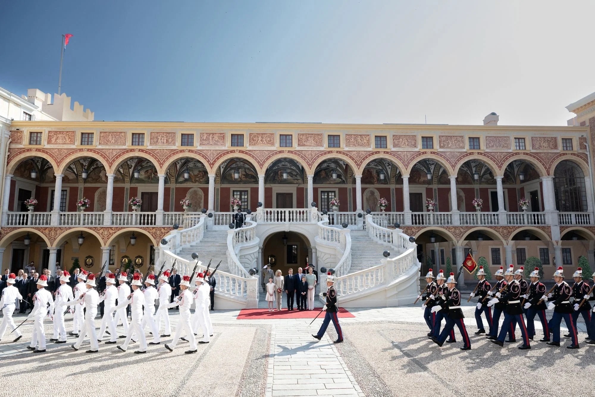 The Prince and Princess of Monaco Welcome the President and First Lady ...