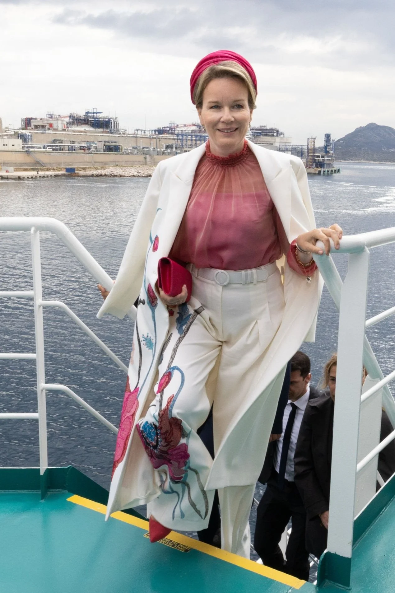 The King and Queen of The Belgians Visit Revithoussa LNG Terminal in ...