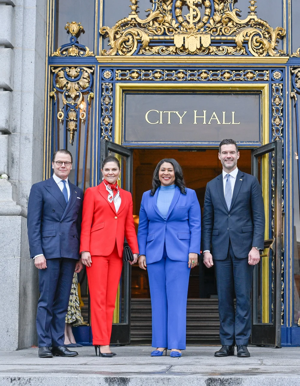 Crown Princess Victoria Visits City Hall of San Francisco — Royal ...