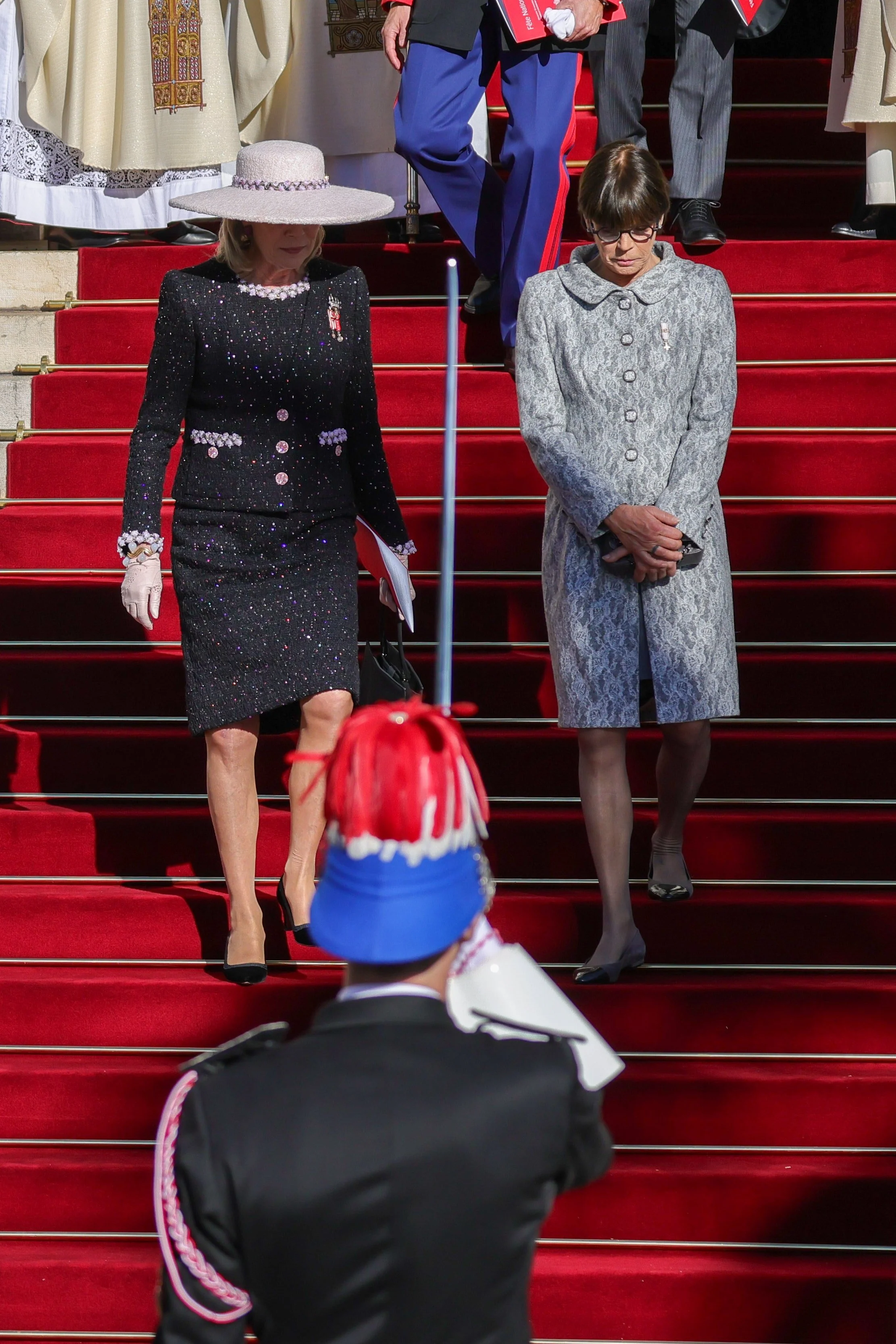 Princess Caroline and Princess Stéphanie Attend Monaco National Day ...