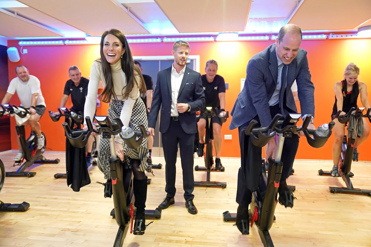 The Prince and Princess of Wales Visit Fitness Centre in Port Talbot ...