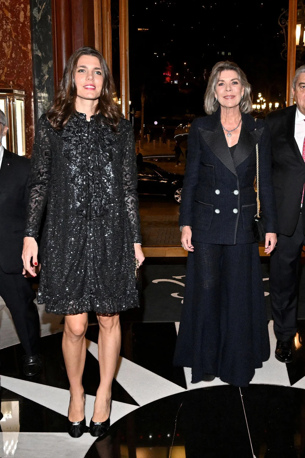 Princess Caroline and Charlotte Casiraghi Attend Prince Pierre ...