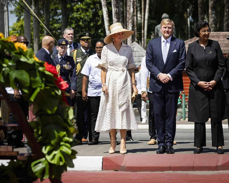 The King and Queen of the Netherlands Pay State Visit to Suriname ...