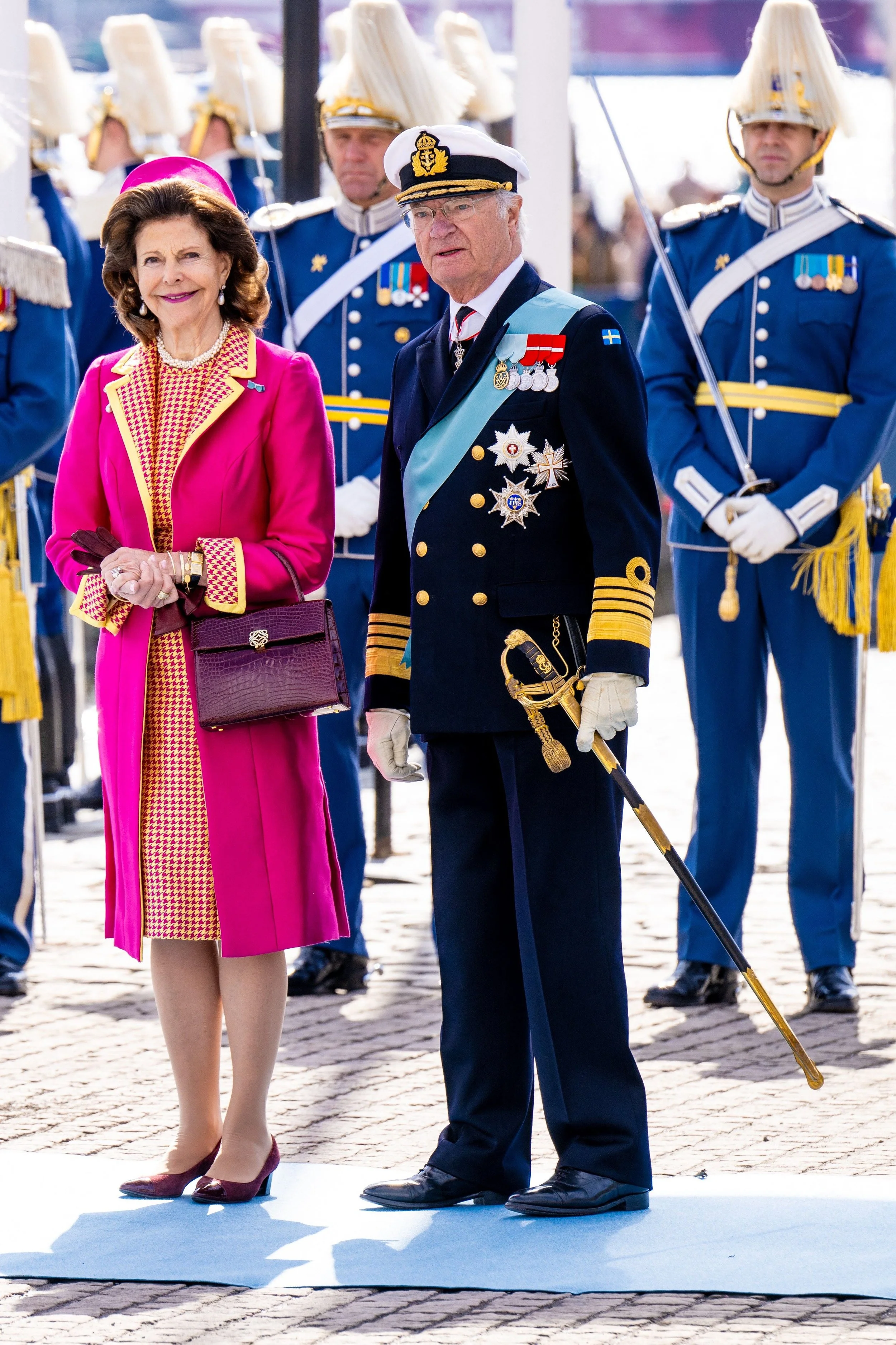 The King and Queen of Sweden Welcome the King and Queen of Denmark for ...
