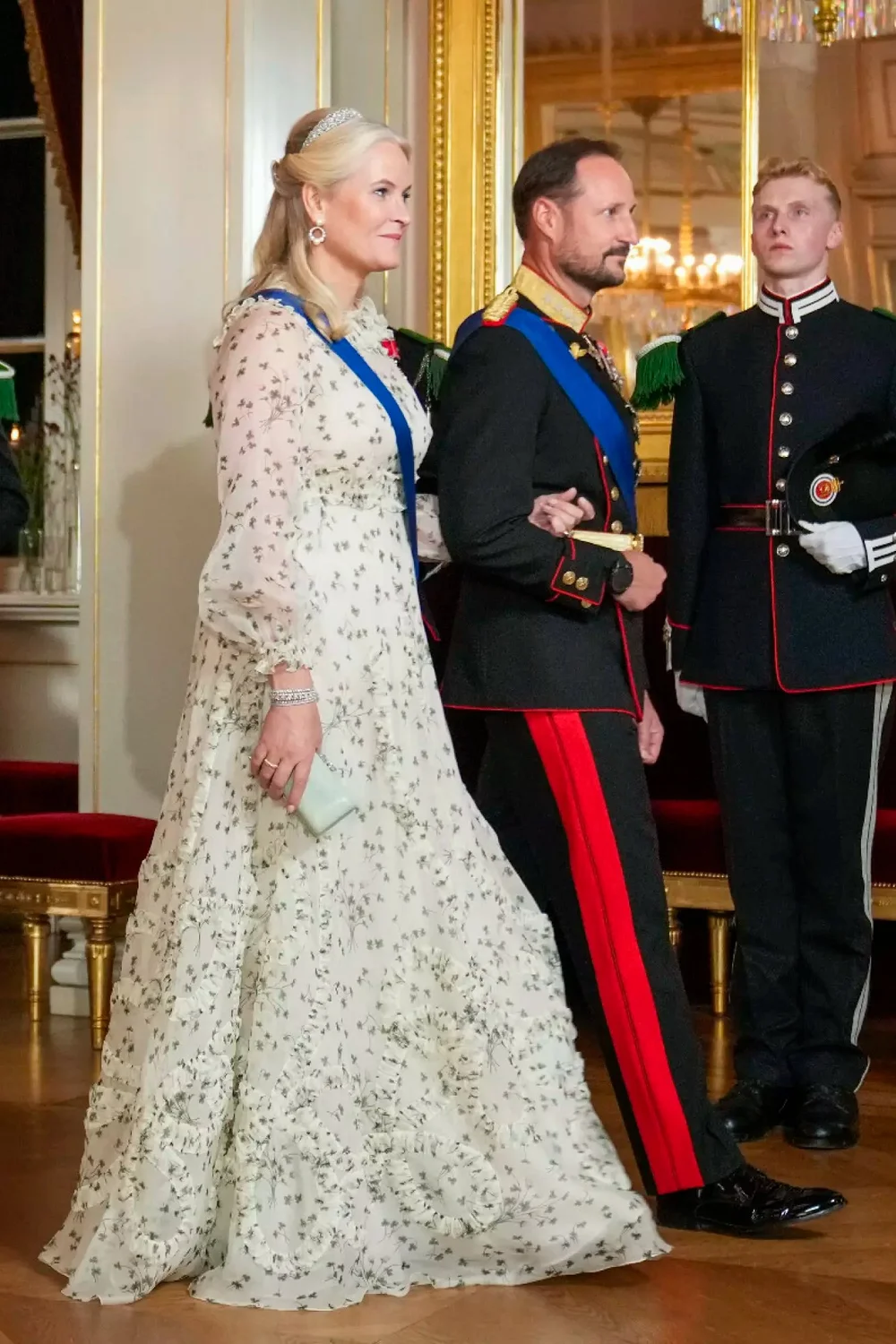 The Crown Prince and Crown Princess of Norway Attend State Banquet ...